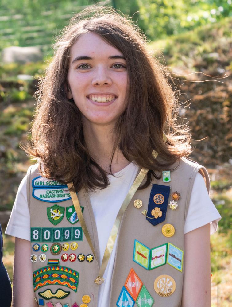 Marion Youth Receives Girl Scoutings Highest Honor Sippican